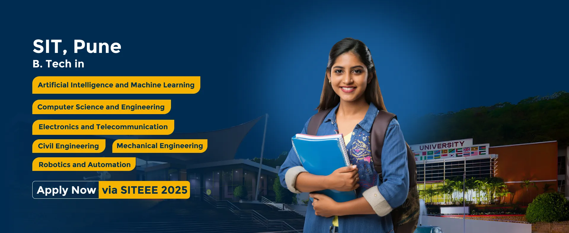 Apply for SIT, Pune: Symbiosis Engineering College - SITEEE